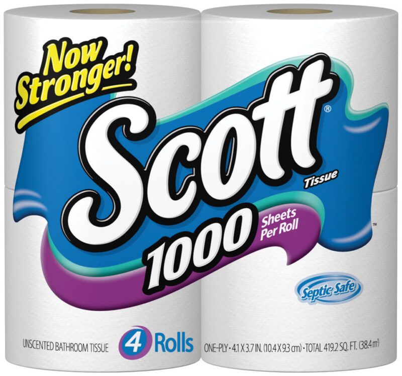 Scott Toilet Paper 12/4 Pack - TGM 123